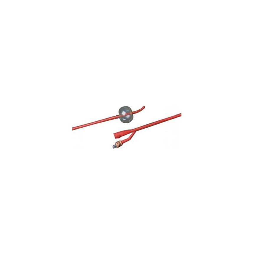 Bardex Lubricath Foley Catheter, 2-Way, 30cc Balloon, Tiemann Model ...