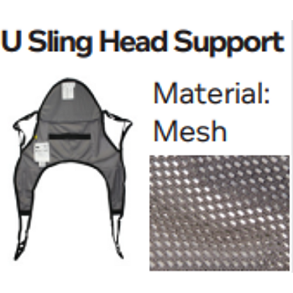 Hoyer Loop Style U Sling with Head Support – Aspen Healthcare